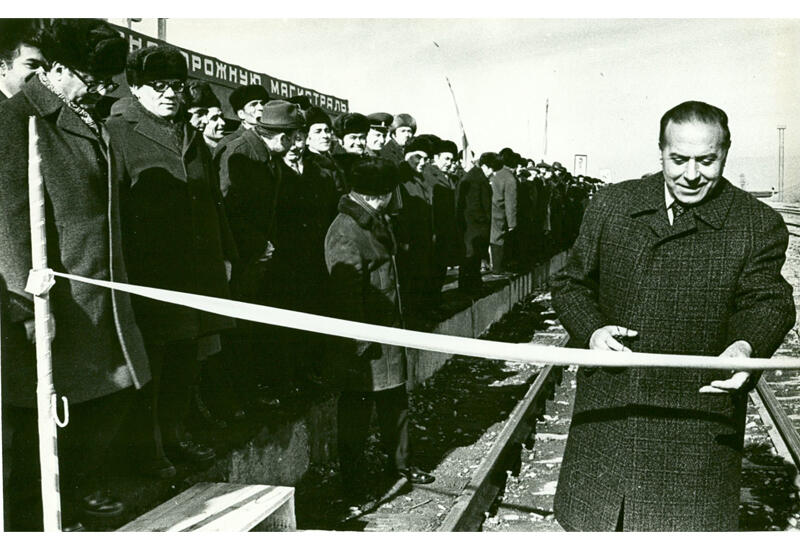 Один день Гейдара Алиева: 12 января 1979 г. Открытие железной дороги ...